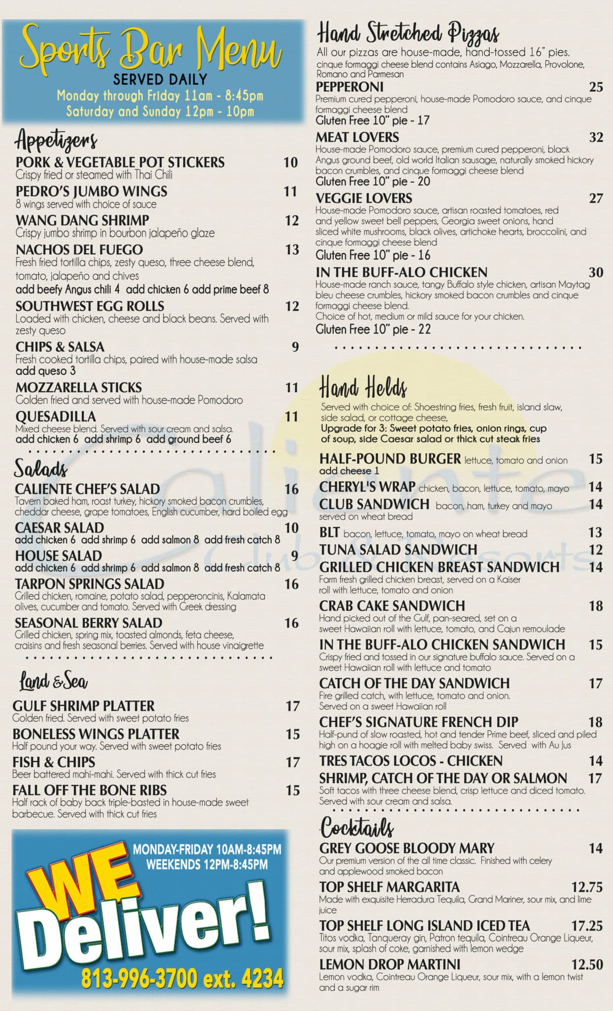 Sports Bar – Caliente Resorts