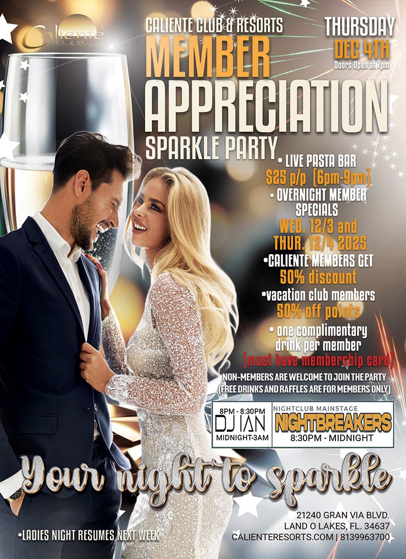 Nightbreakers Live! – Caliente Resorts